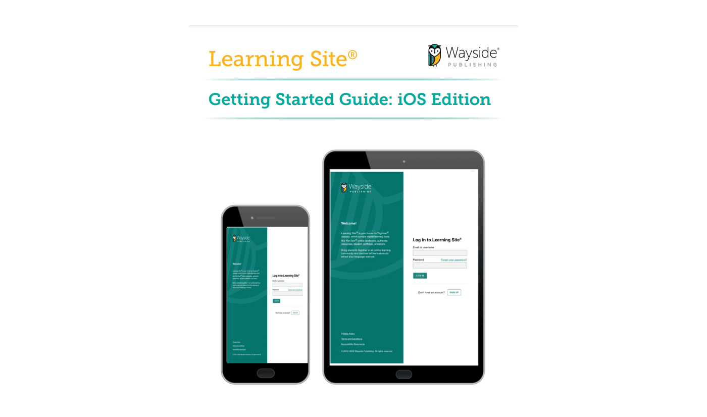 Learning Site® App - Wayside Publishing